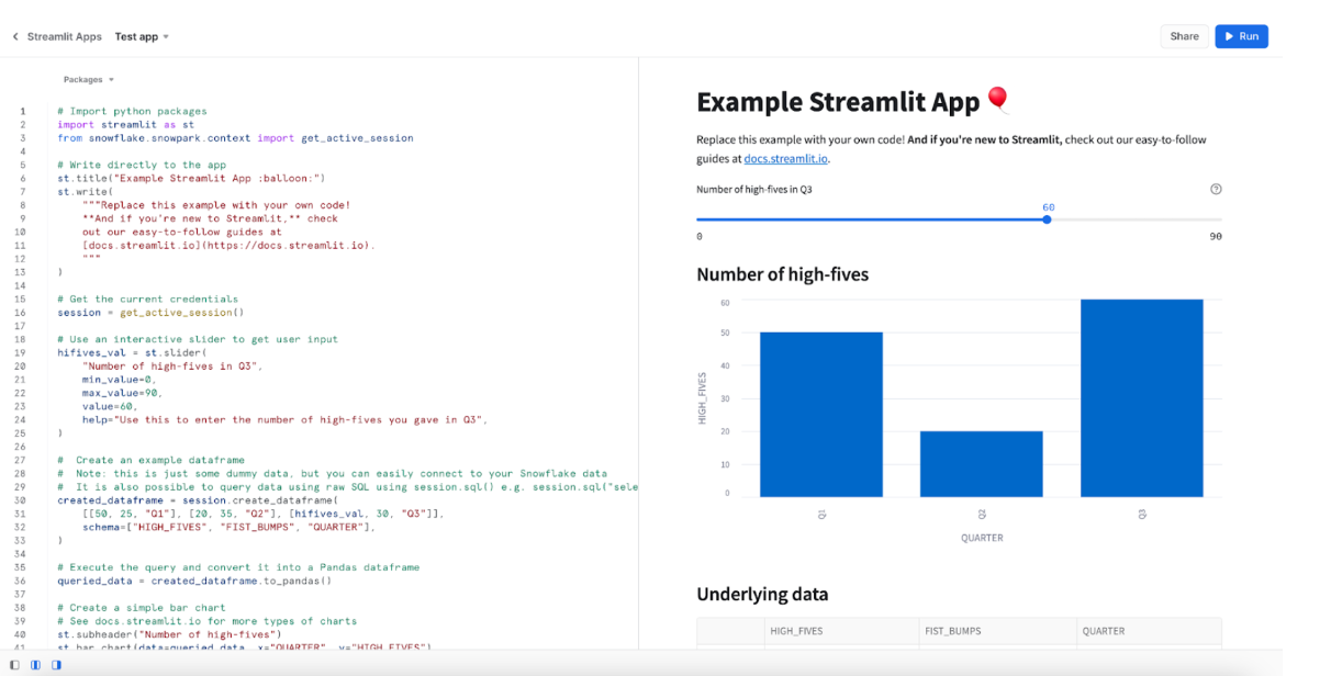 Streamlit & Snowflake: Crafting Dynamic Data and AI Apps - Beinex